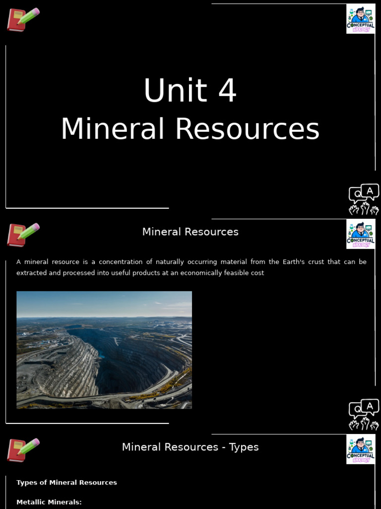 10 Mineral Resources | PDF | Minerals | Petroleum