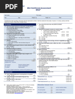 Subjective Global Nutrition Assessment Form | PDF | Malnutrition ...