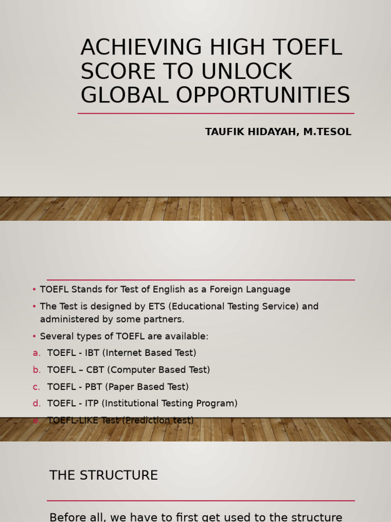 TOEFL Preparation Tips for Success | PDF | Test Of English As A Foreign ...