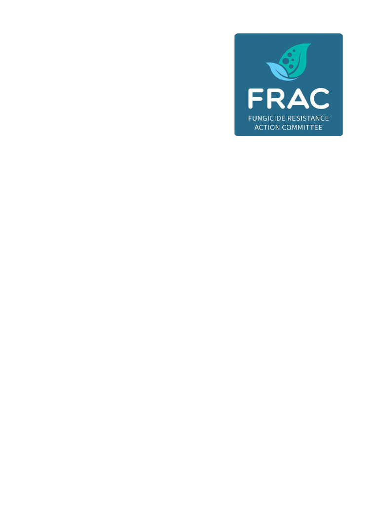 Modo de Accion Del Frac | PDF | Fungicide | Biochemistry