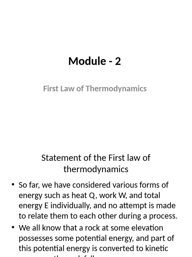 First Law of Thermodynamics Explained | PDF | Enthalpy | Heat