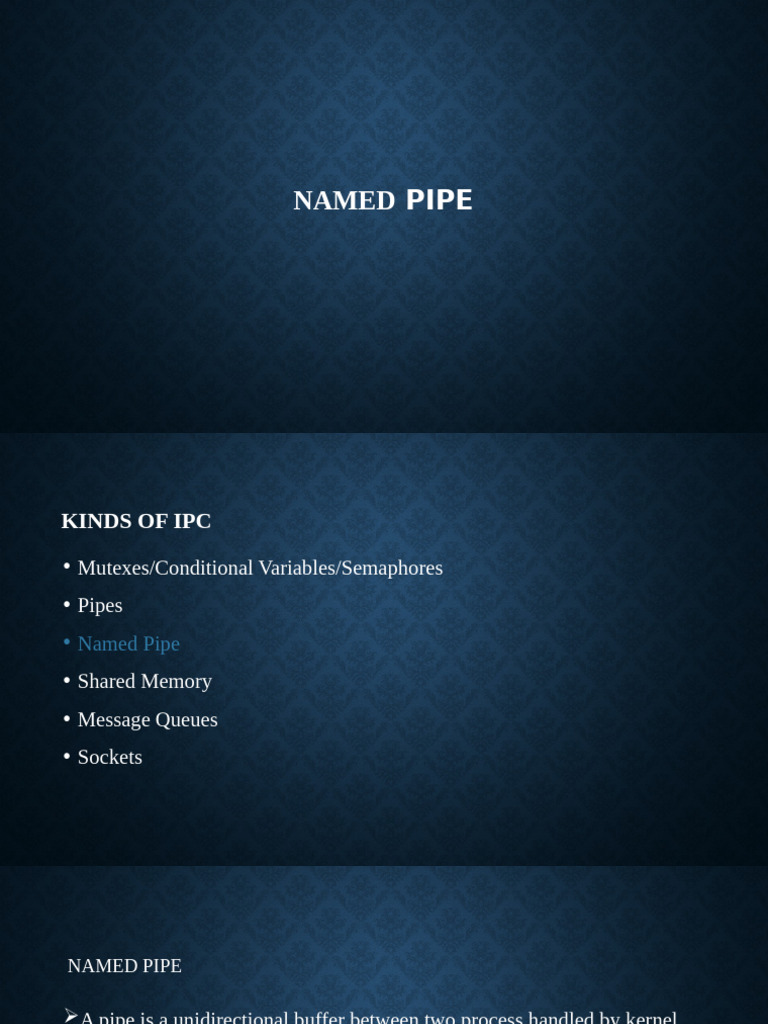 Named Pipe | PDF