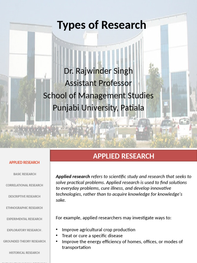 2. Types of research | PDF | Statistics | Quantitative Research