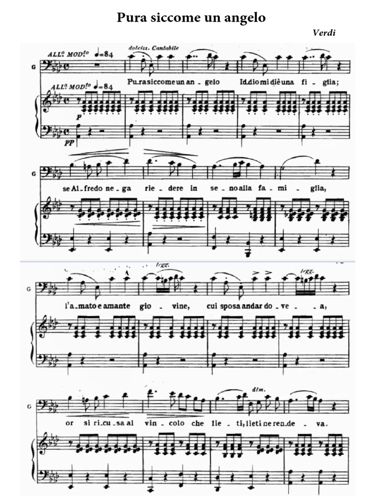 Pura Siccome Un Angelo | PDF