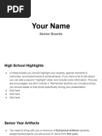 High School Student Brag Sheet Template | PDF