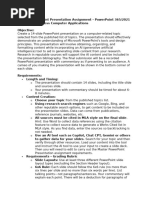 Imc113 - Individual Assignment (Microsoft Power Point) | PDF | Microsoft Excel | Spreadsheet