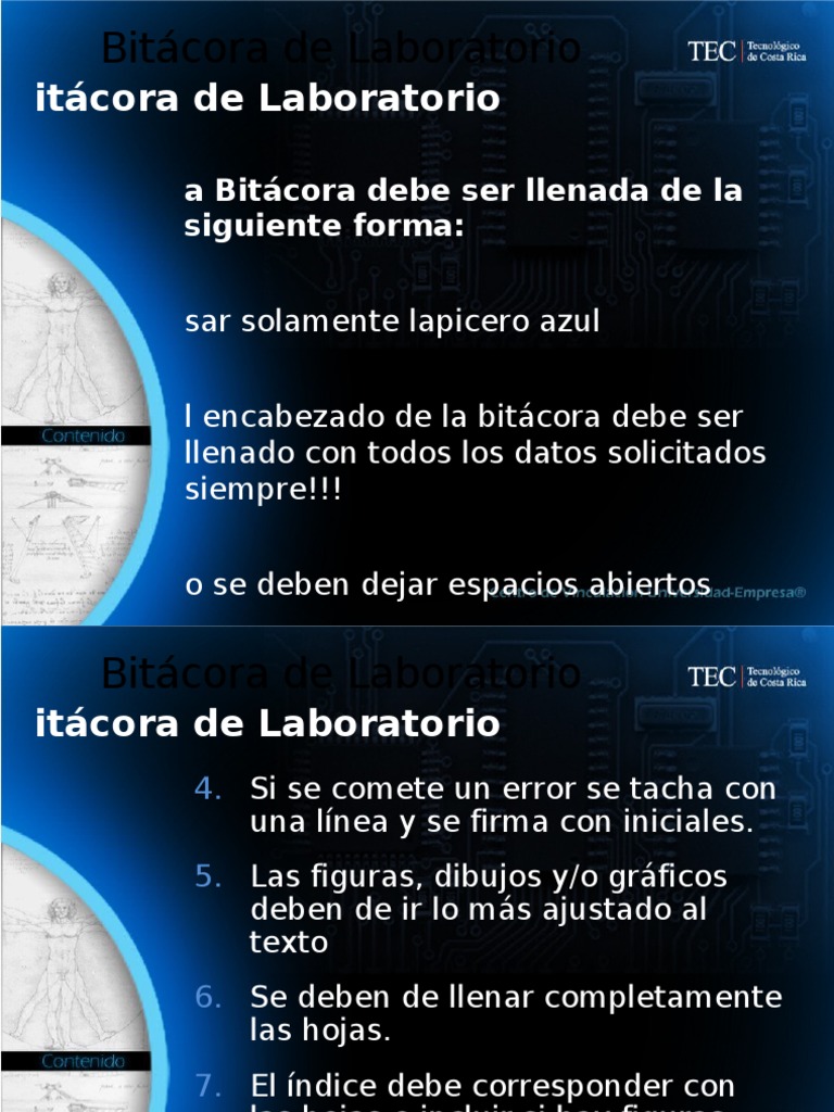 Bitacora de Laboratorio | PDF