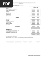 6 Club Financial Statement Sample | PDF | Balance Sheet | Financial ...