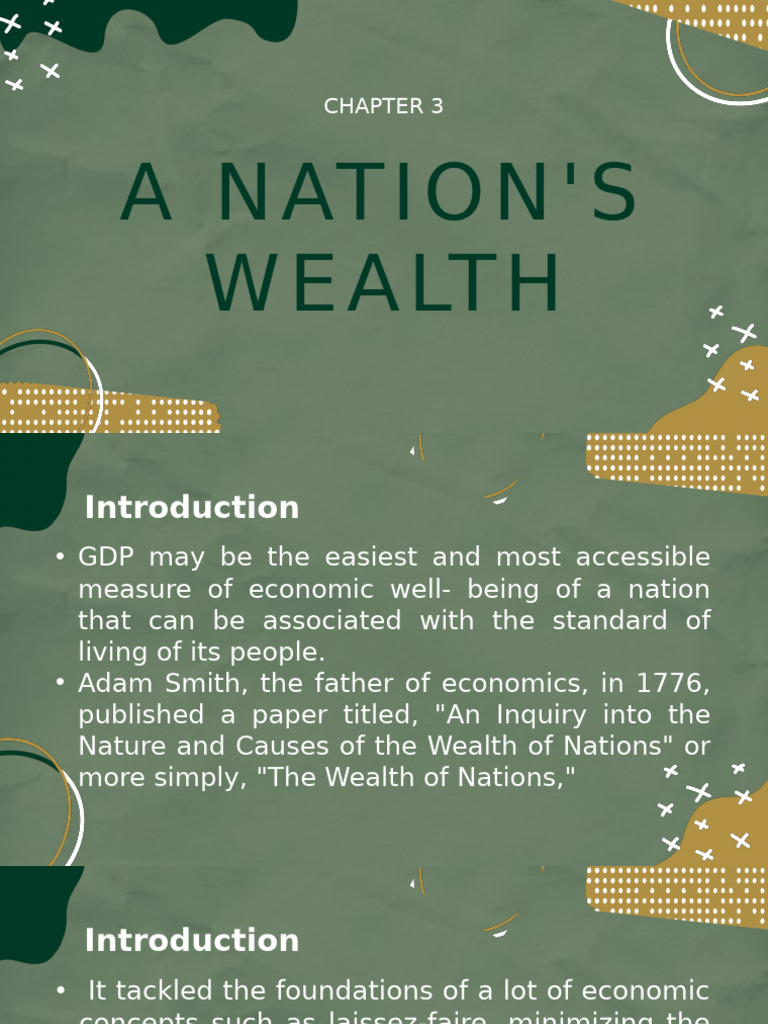 A Nations Wealth G 2 REPORT 3 | PDF | Gross Domestic Product | Measures ...