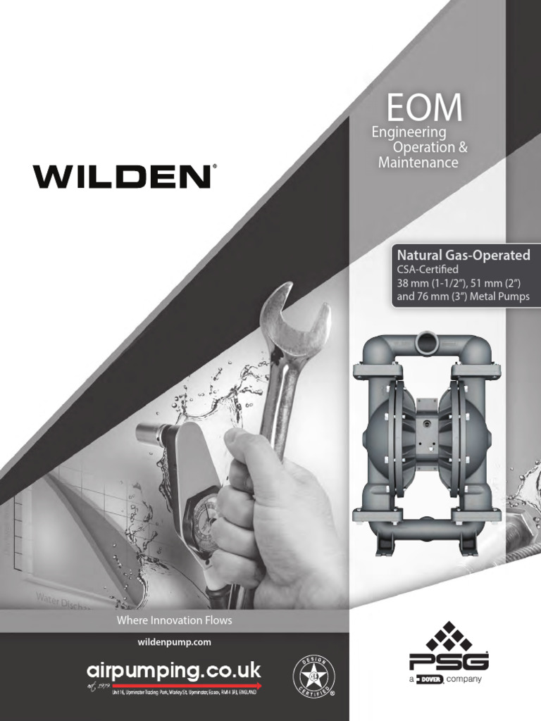 Wilden Pump Manual | PDF | Pump | Valve
