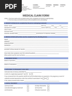 Medical Claim Form | PDF