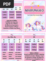 Marungko Approach | PDF