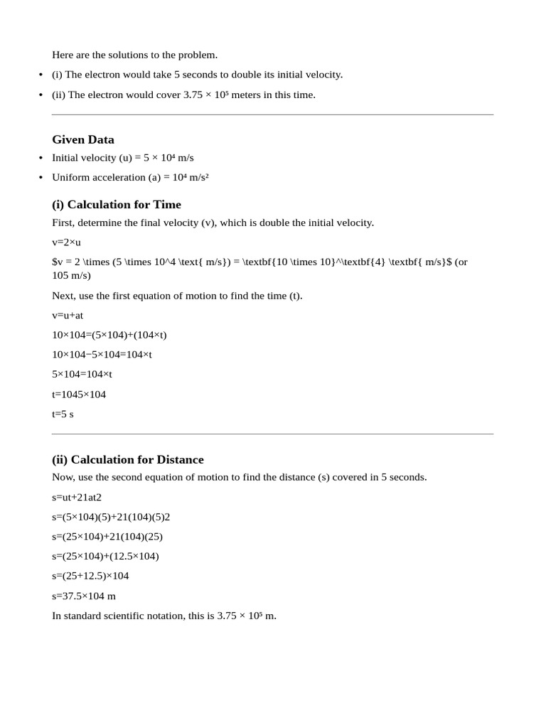 Class 9 Physics Toughest Question | PDF