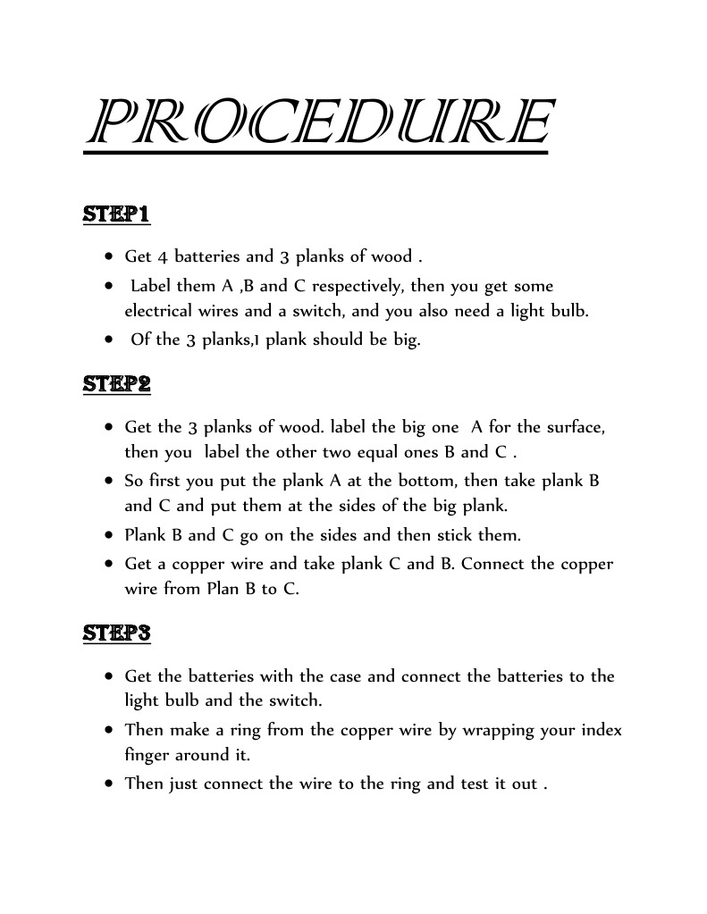 Procedure | PDF