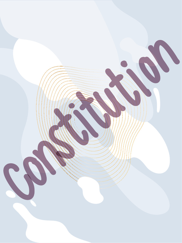Constitution | PDF