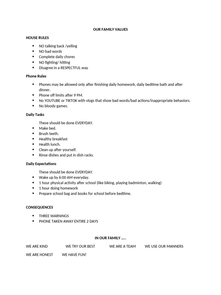 House Rules | PDF