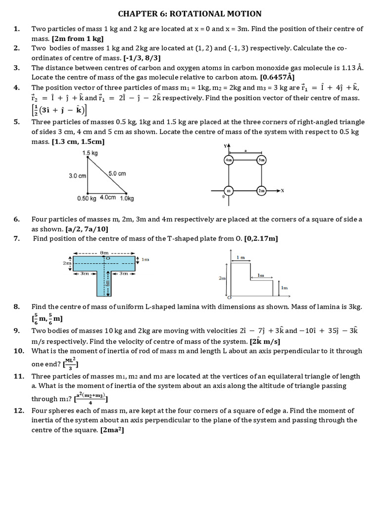 6113927903391521181 | PDF | Rotation Around A Fixed Axis | Torque
