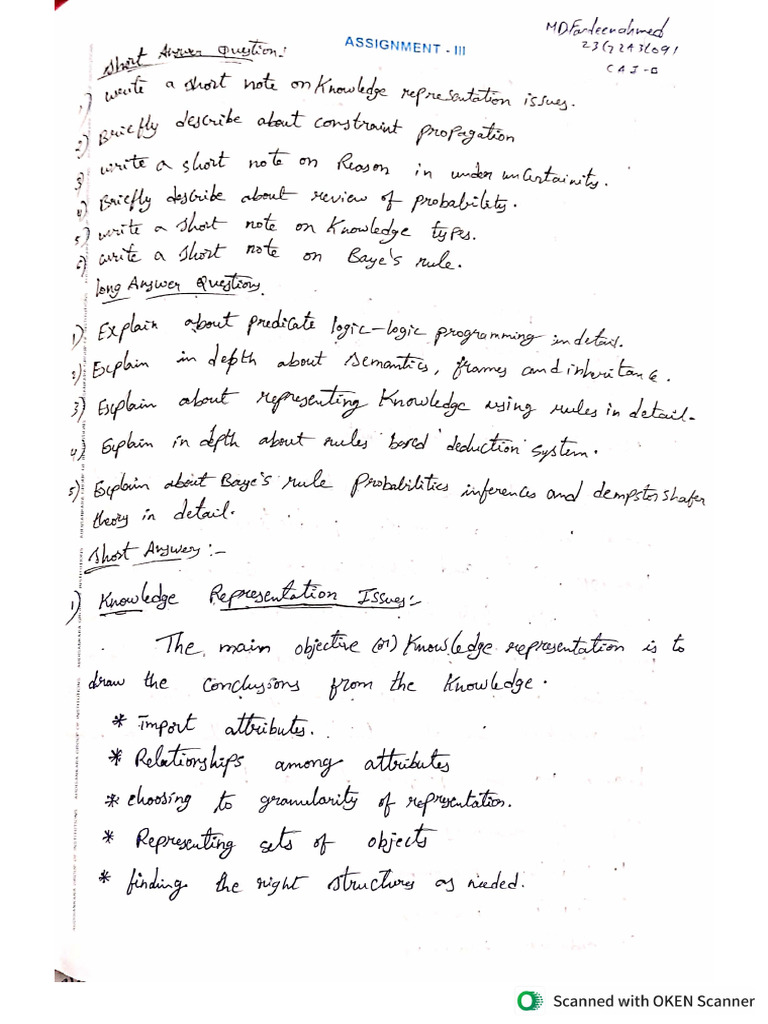 Ai Assignment 3 | PDF