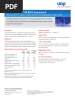 UOP Type 4A Data Sheet | PDF | Chemistry | Applied And ...