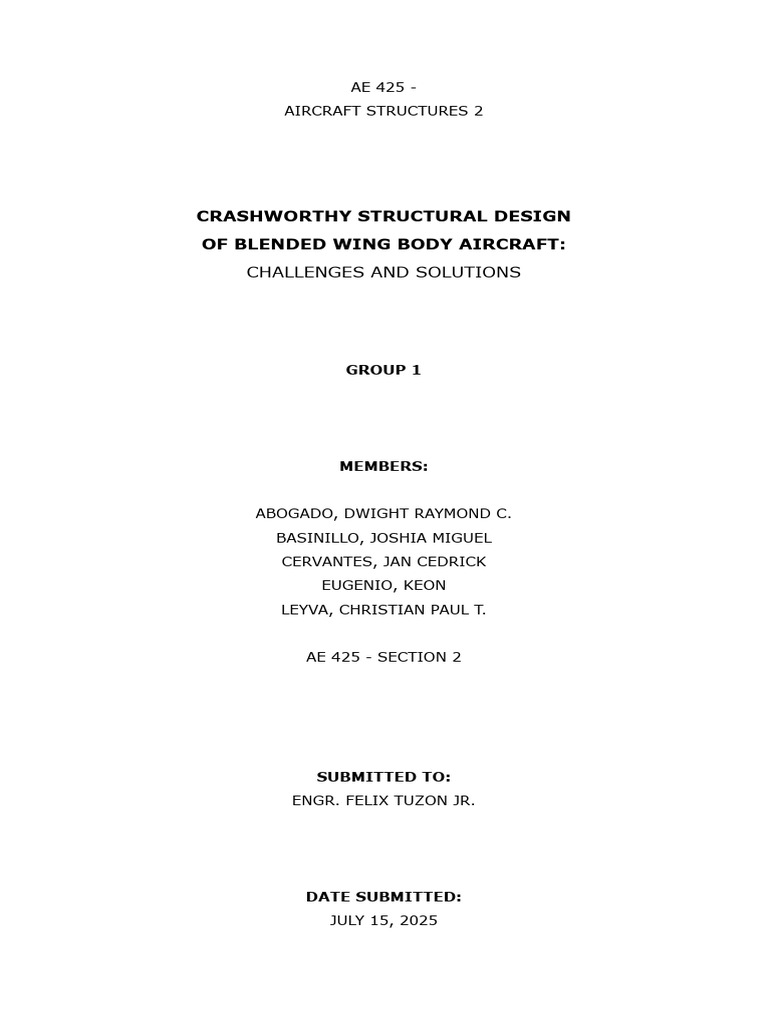 AC Structures 2 Research | PDF | Aviation | Aircraft