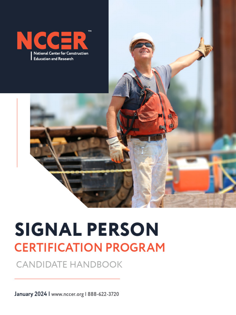 Signal Person Certification Handbook 2024 | PDF | Certification ...