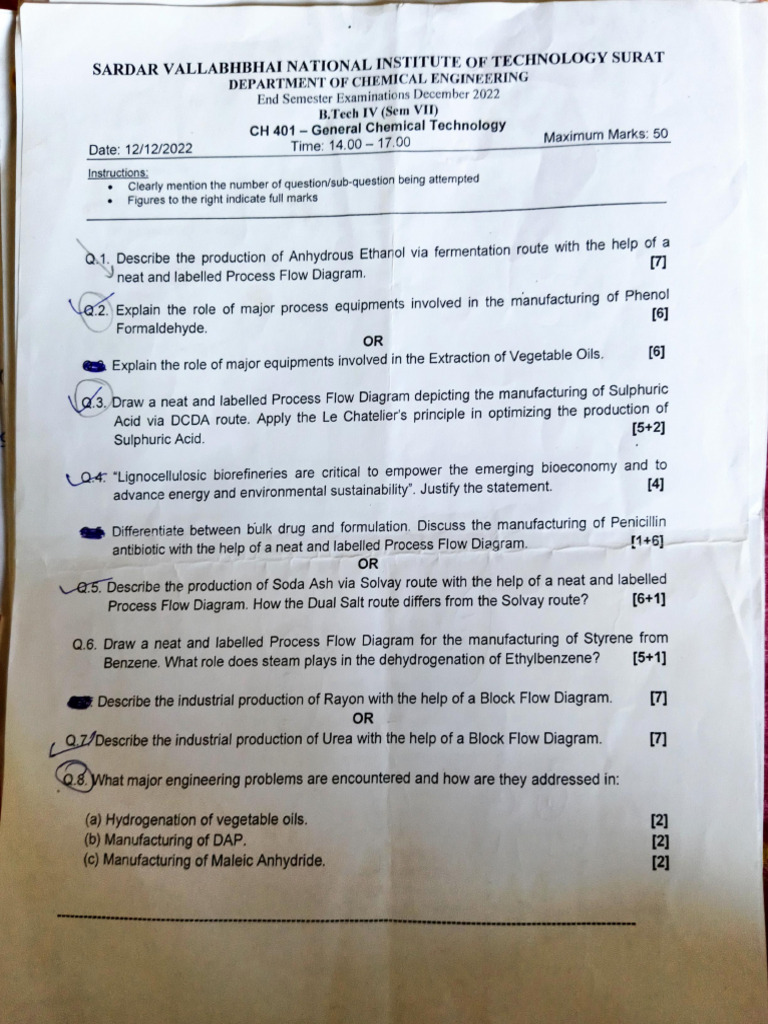 7th Semester Question Paper | PDF