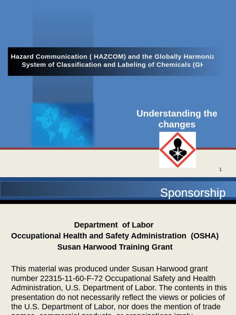HAZCOM - GHS (1) .PPTX Version 1 | PDF | Toxicity | Safety