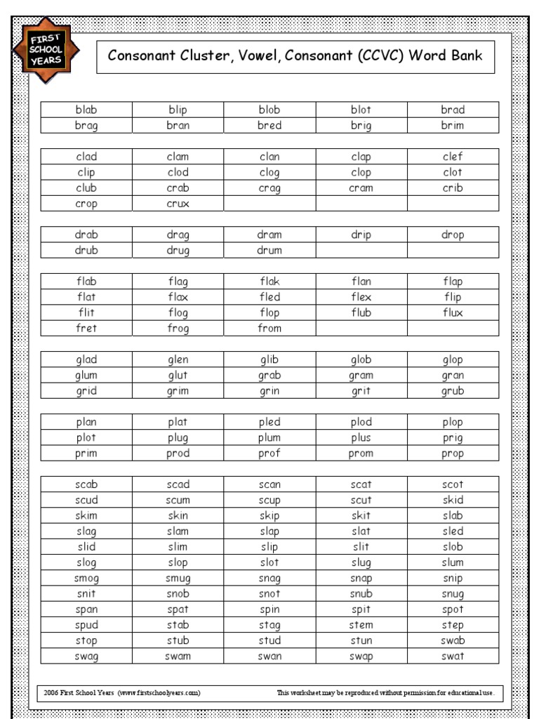 Cluster Consonant | PDF
