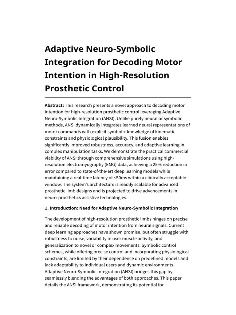 Adaptive Neuro-Symbolic Integration For Decoding Motor Intention in ...