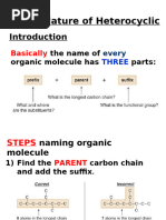 Heterocyclic Compounds Nomenclature Guide | PDF | Heterocyclic Compound ...