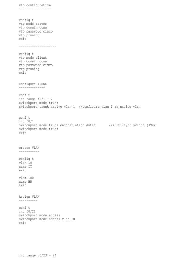 Cisco Command | PDF | Internet Protocols | Router (Computing)