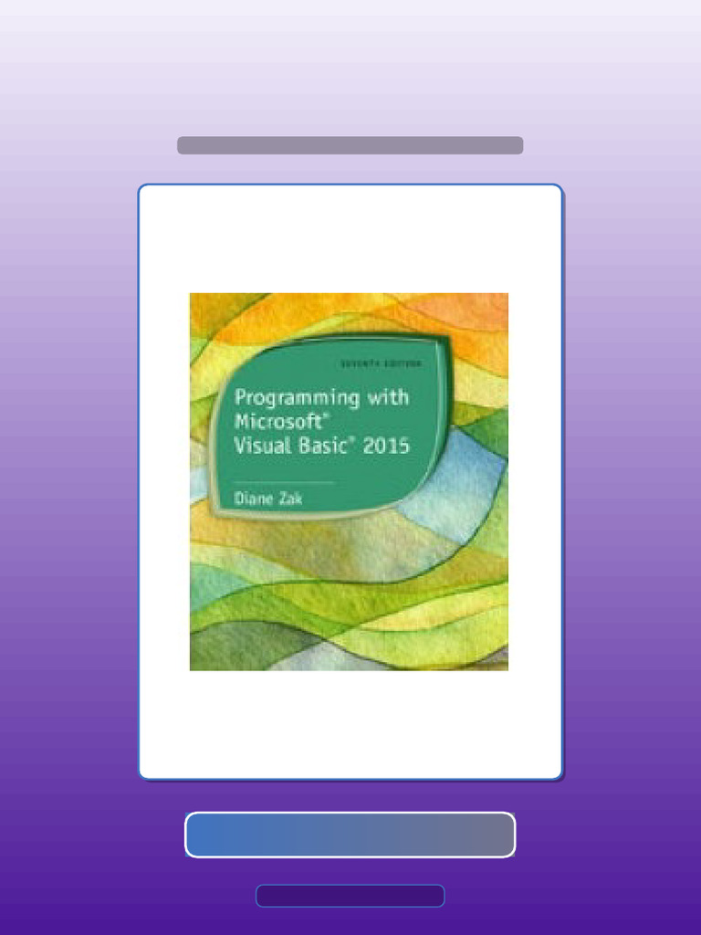 Programming With Microsoft Visual Basic 2015 7th Edition Ebook and ...