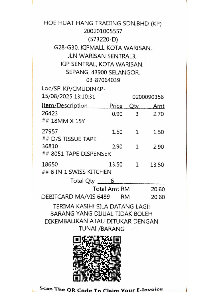 Hoe Huat (RM20.60) | PDF