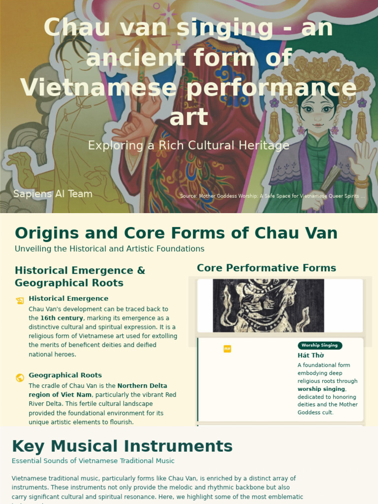 Chau Van: Vietnam's Sacred Singing Art | PDF | Vietnam | Musical ...