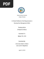 Bandl's Ring: Causes and Risks | PDF | Childbirth | Uterus