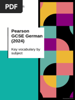 Edexcel GCSE French Vocabulary Guide | PDF