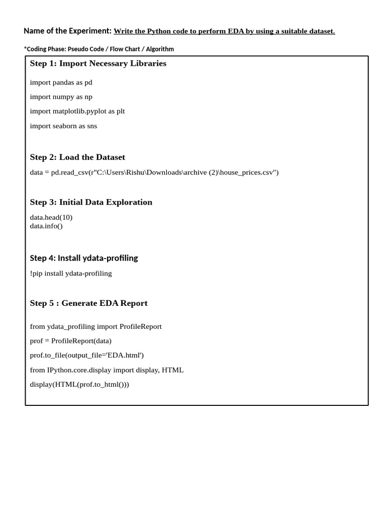 Python EDA Guide for House Prices | PDF