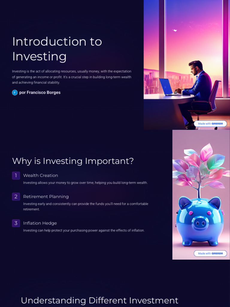 Introduction To Investing | PDF | Investing | Financial Risk