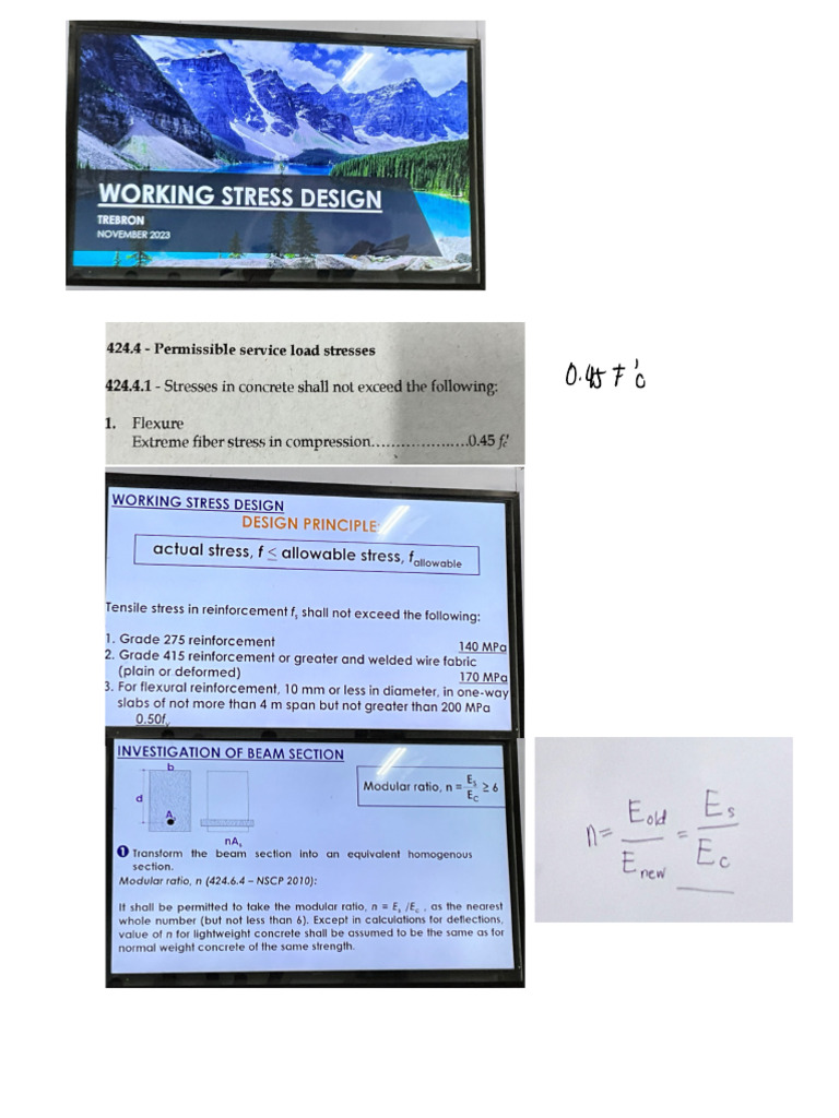 Working Stress Design | PDF