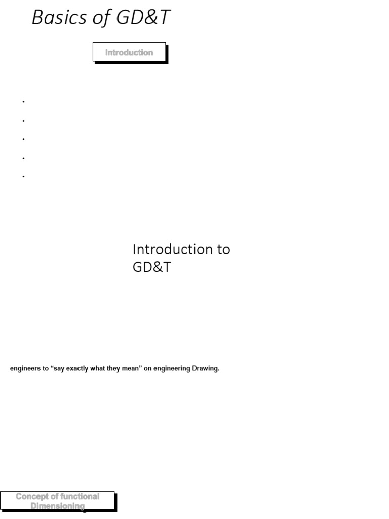 Understanding GD&T in Engineering Drawings | PDF | Mathematics | Geometry