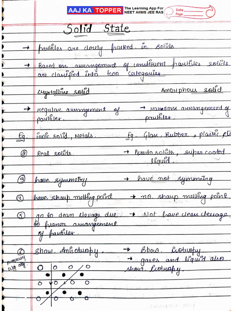 Solid State Notes English | PDF