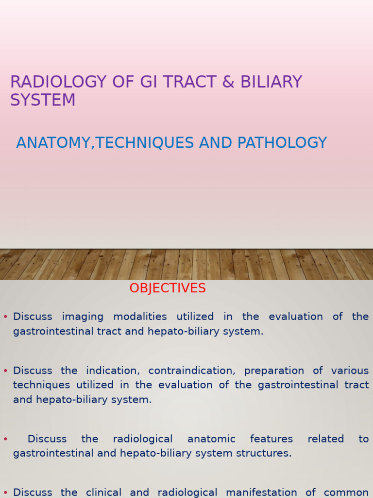 3- Imaging of Gi Tract & Biliary System | PDF | Esophagus ...