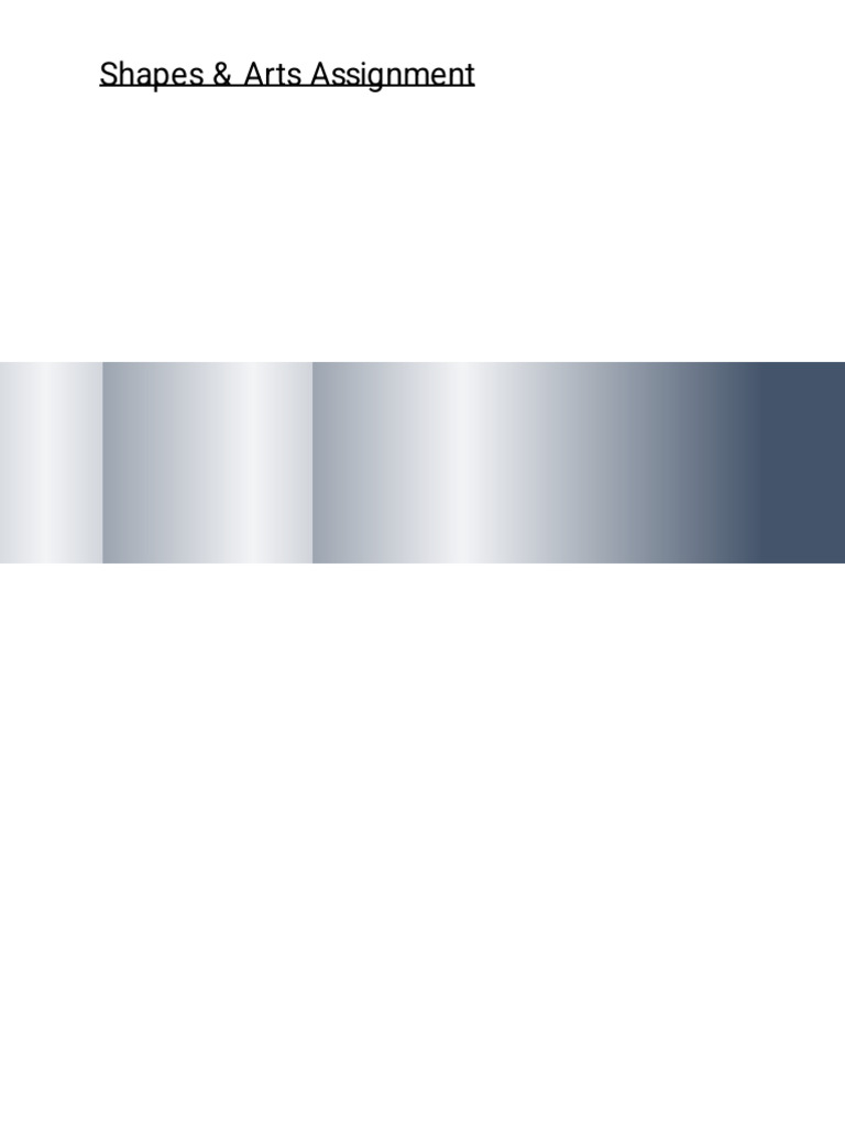 Assignment For Shapes | PDF