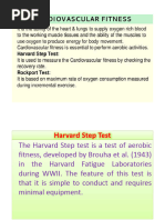 Harvard Step Test | PDF