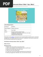 Soal Bahasa Indonesia Kelas 3 Bab 1 Ayo, Main! | PDF