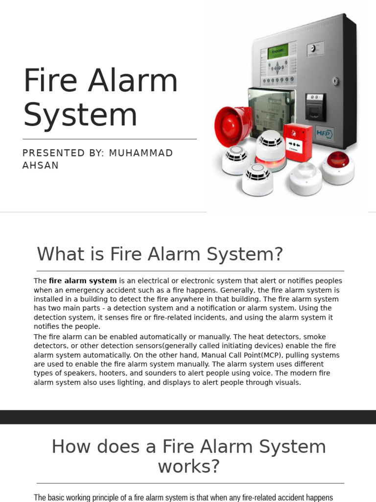 Fire Alarm System Overview and Types | PDF | Security Alarm | Measuring ...