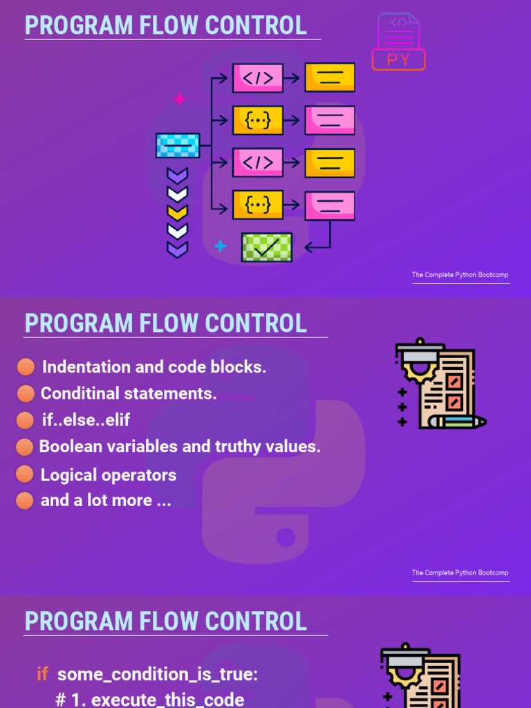 001 Python 05 Program Flow | PDF