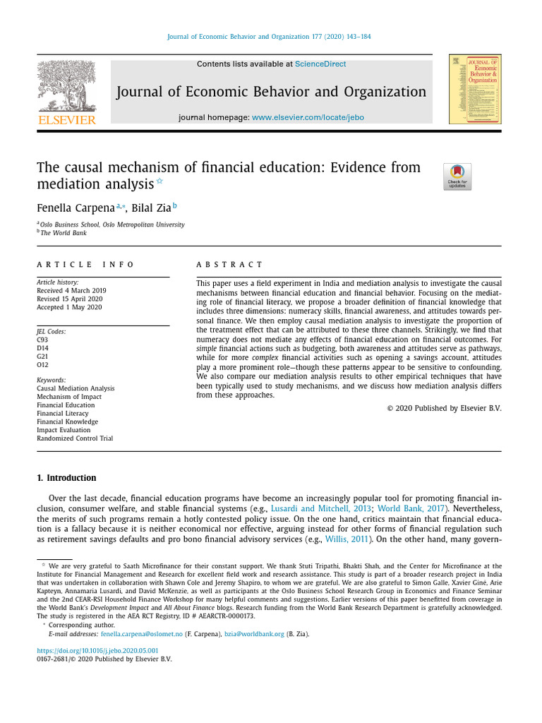 Causal Mediation Analysis - Sample | PDF | Confounding | Experiment