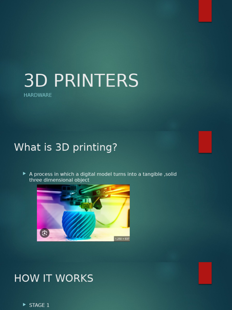 Understanding 3D Printing Process | PDF