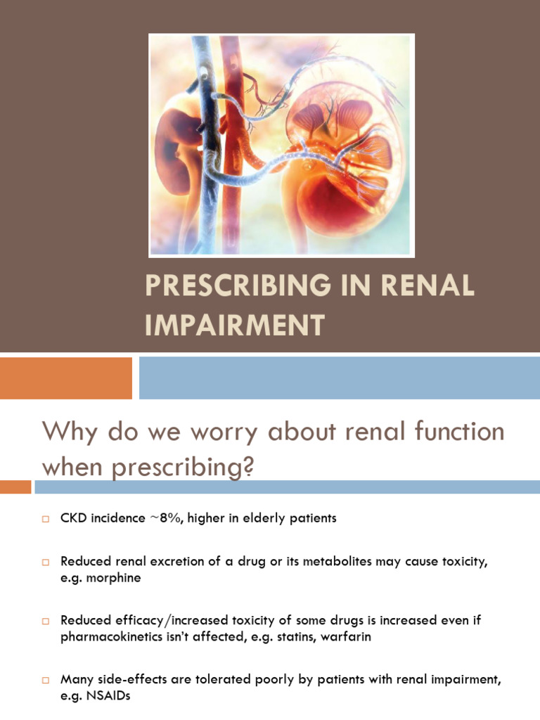 Renal Prescribing NMP Forum July 2019 | PDF | Creatinine | Clinical ...